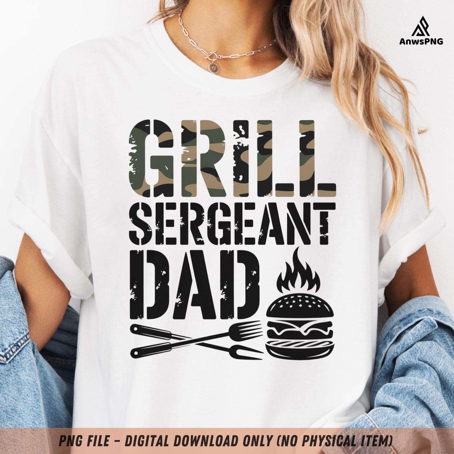 Grill Sergeant Dad PNG Bundle: Camo BBQ Design (digital Download) - Etsy