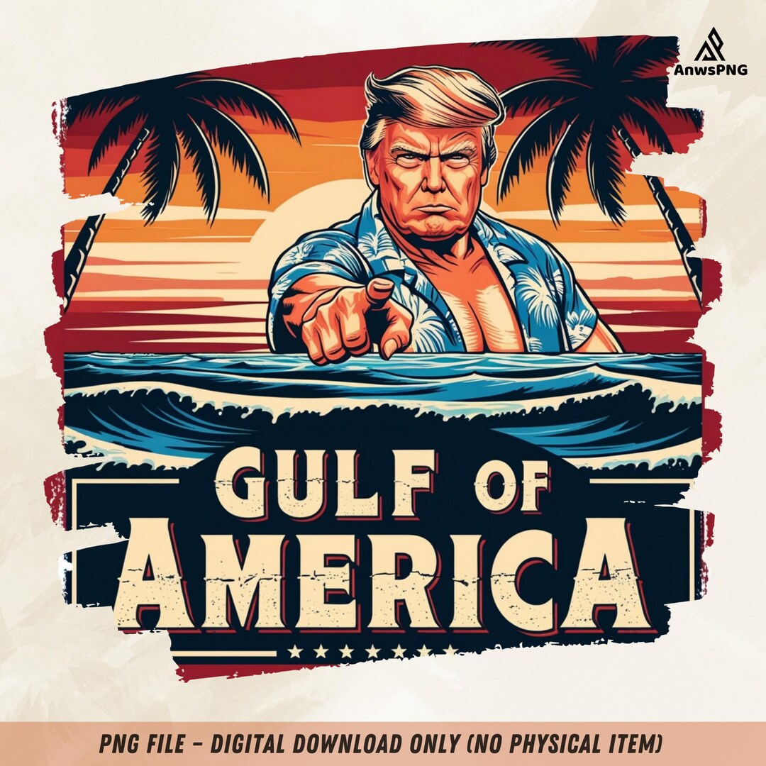 Gulf of America Sunset PNG - President Trump PNG, Trump Statement Png ...
