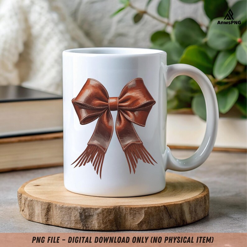 Western Cowgirl Bow PNG, Leather Fringe Bow, Rodeo Hair Bow, Country ...