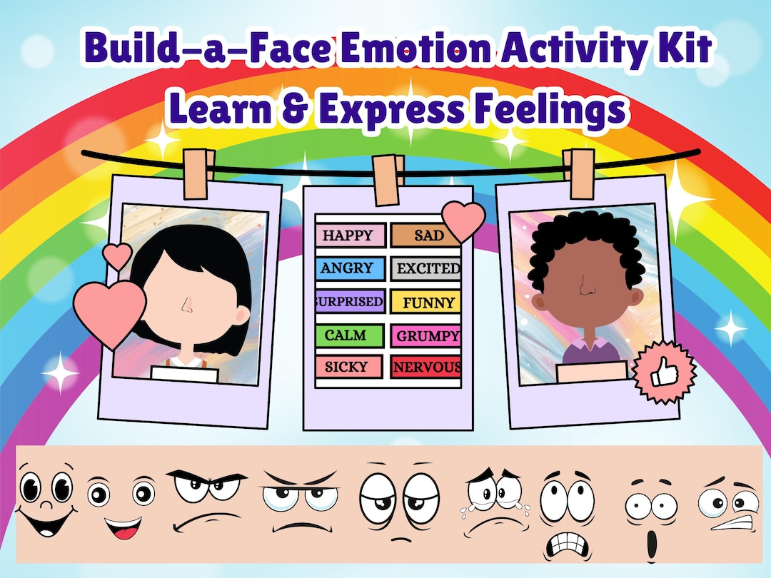 Feelings Game | Emotions Activity for Kids - Emotion Matching, Self ...