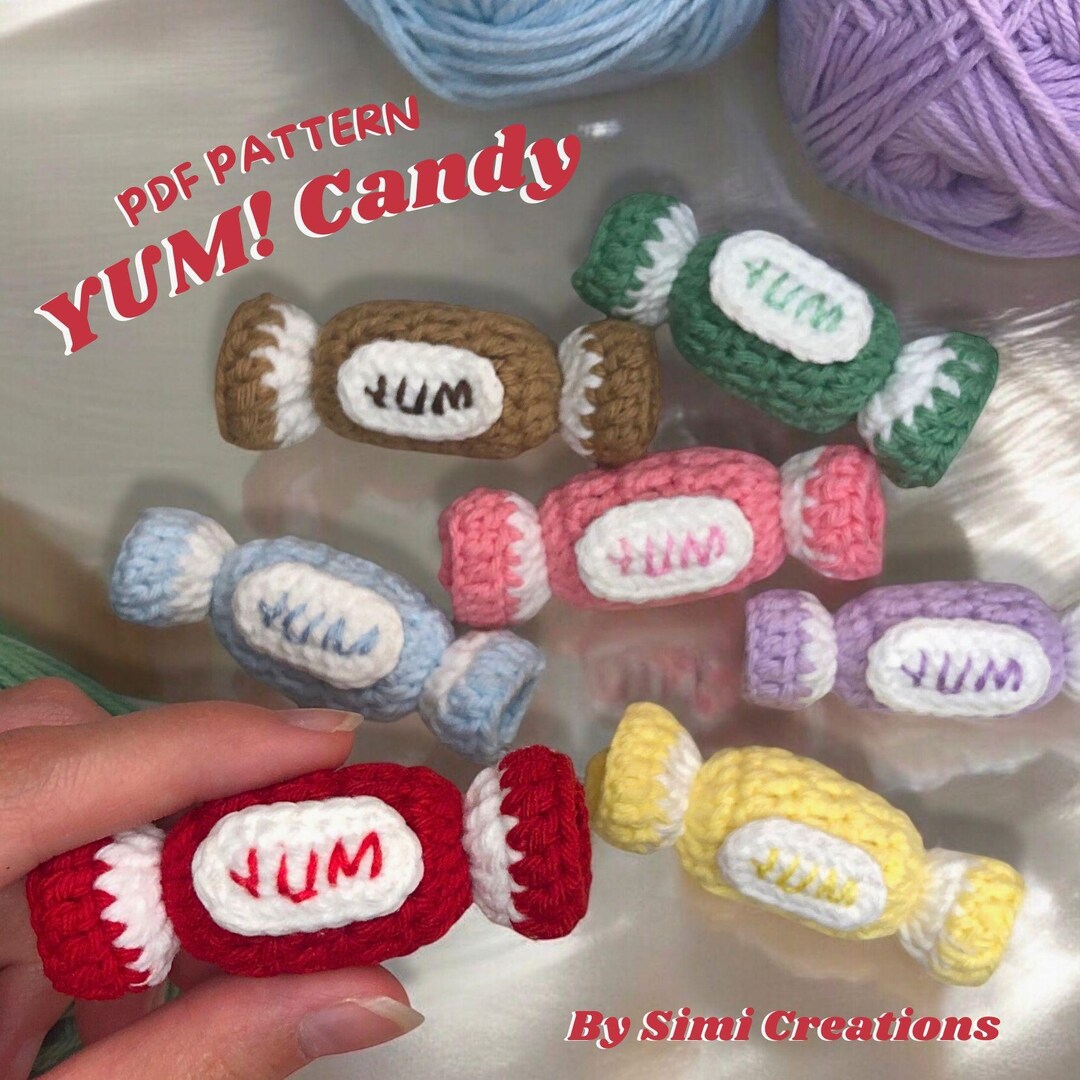 YUM! Candy Crochet PATTERN ONLY / Downloadable Pdf / Amigurumi Play ...