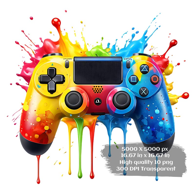 10 PNG Game Controller, Gaming SVG, Controller PNG, Sublimation File ...