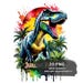 18 PNG Dinosaur Clipart - Funny Dino Illustration for Kids Crafts ...