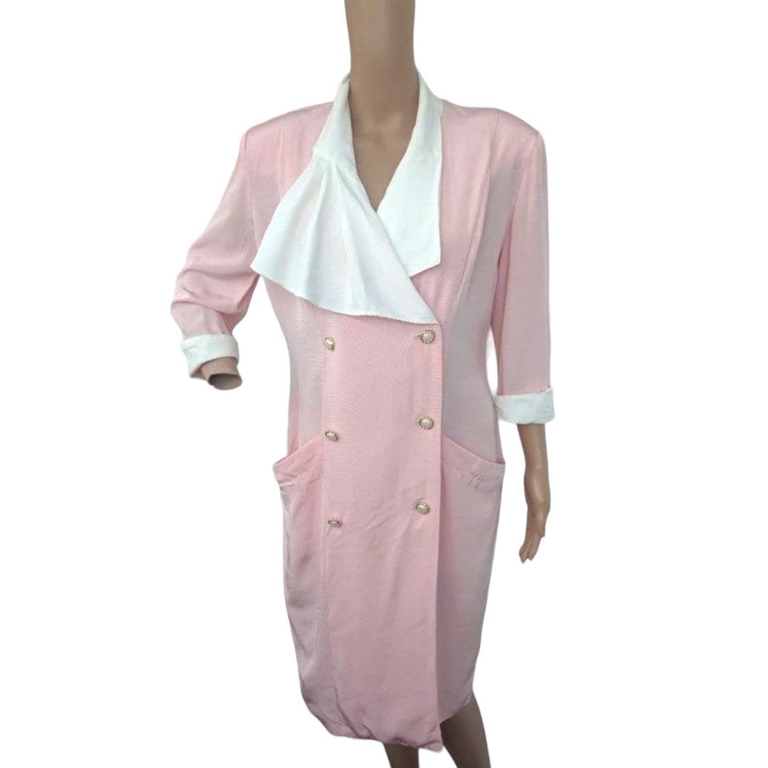 80s Pink Dress Retro Vintage AS IS Costume Use - Etsy