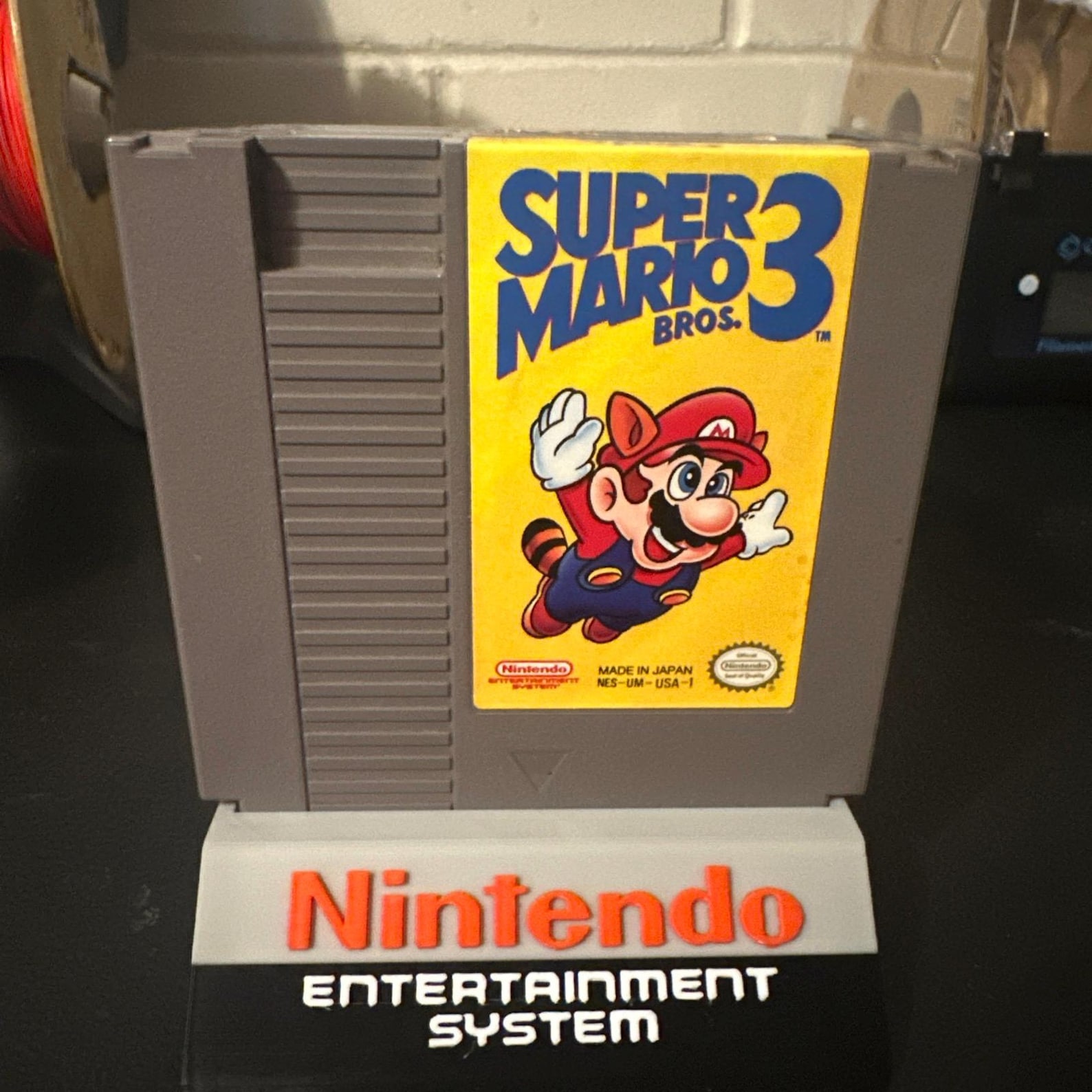 Nintendo 6-slot NES Game Holder Cartridge Case 3D Printed Storage ...