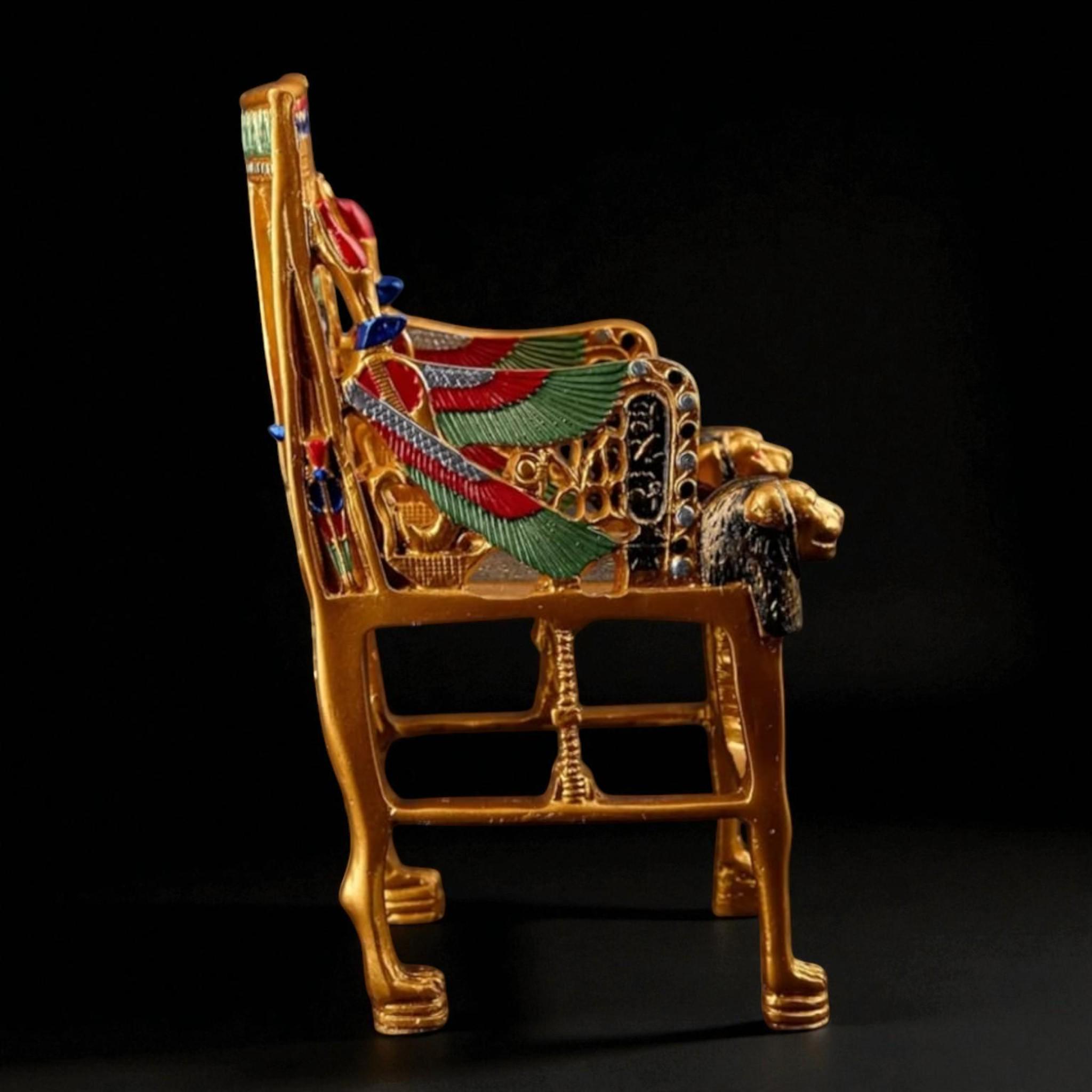 Tutankhamun Stone Throne Replica • Ancient Egyptian Decor - Etsy