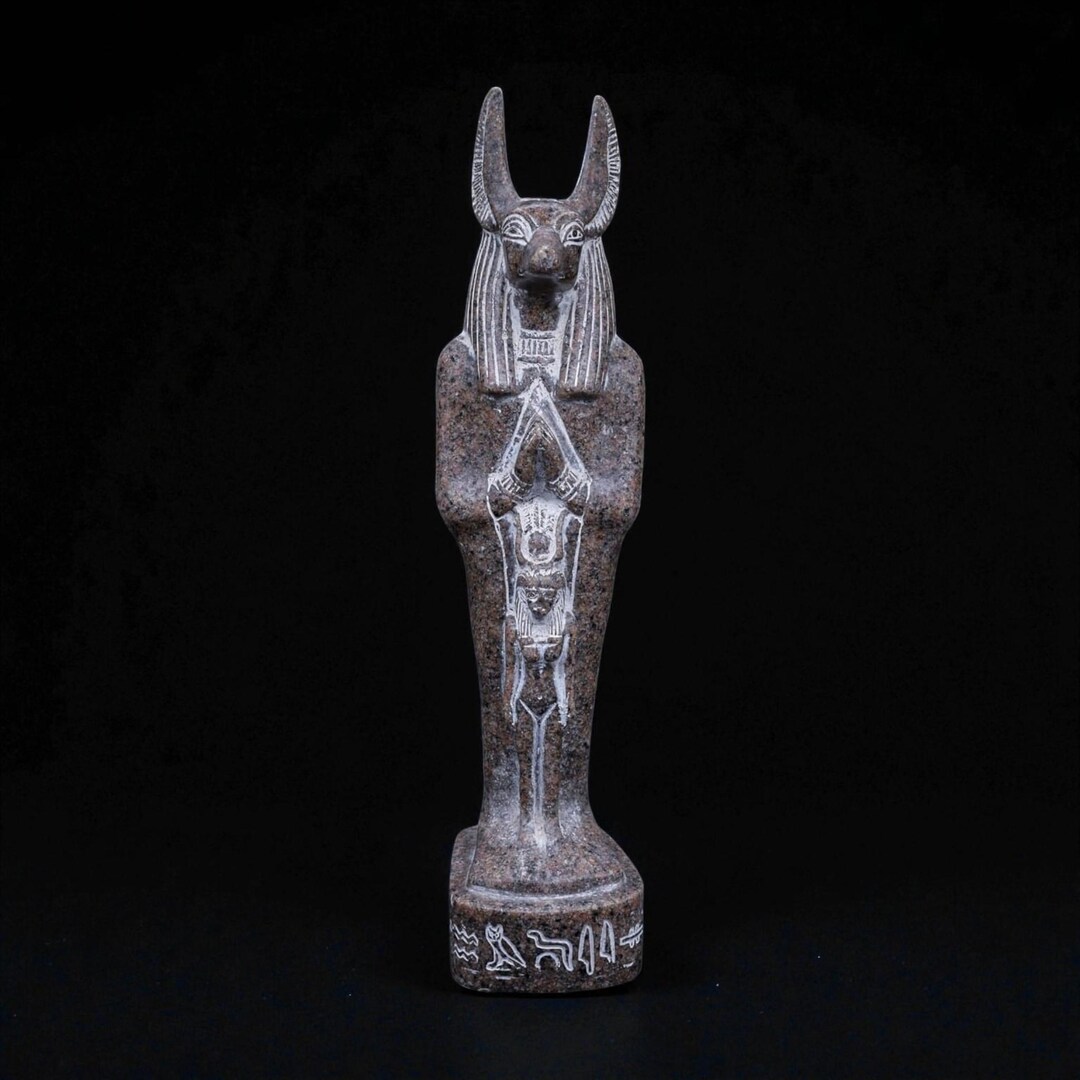 Hand-carved Granite Anubis Statue – Egyptian God of Mummification - Etsy