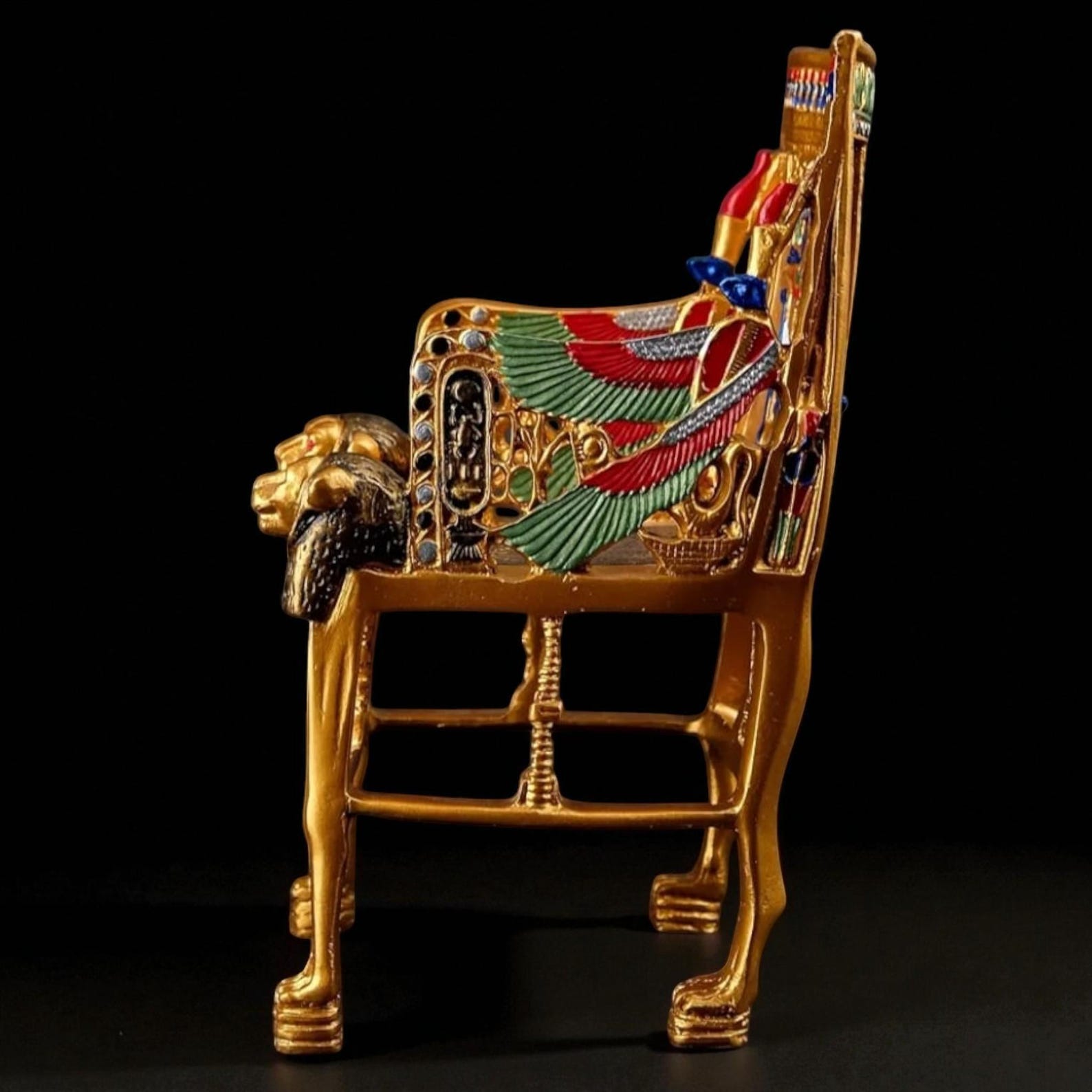 Tutankhamun Stone Throne Replica • Ancient Egyptian Decor - Etsy