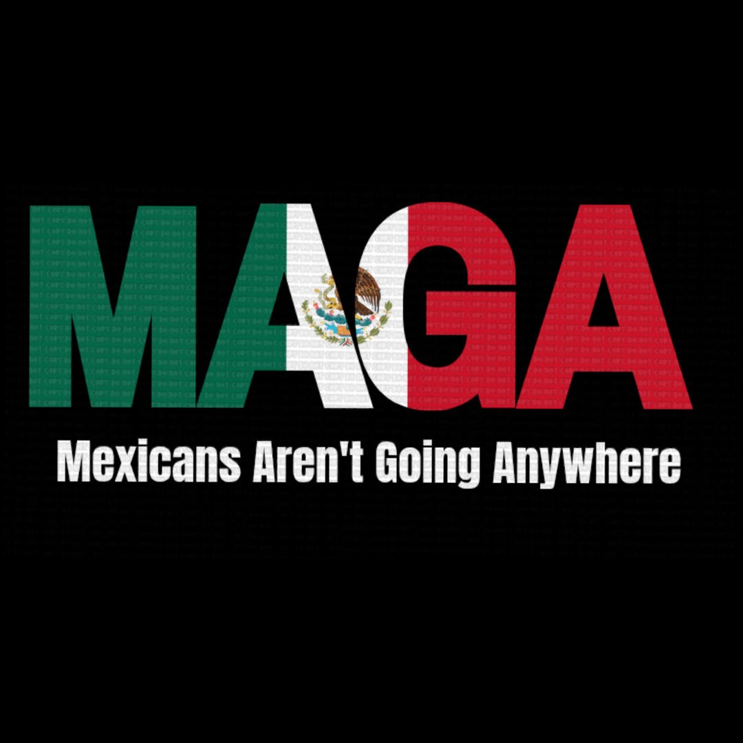 MAGA Mexican White Letters Version Digital File - Etsy