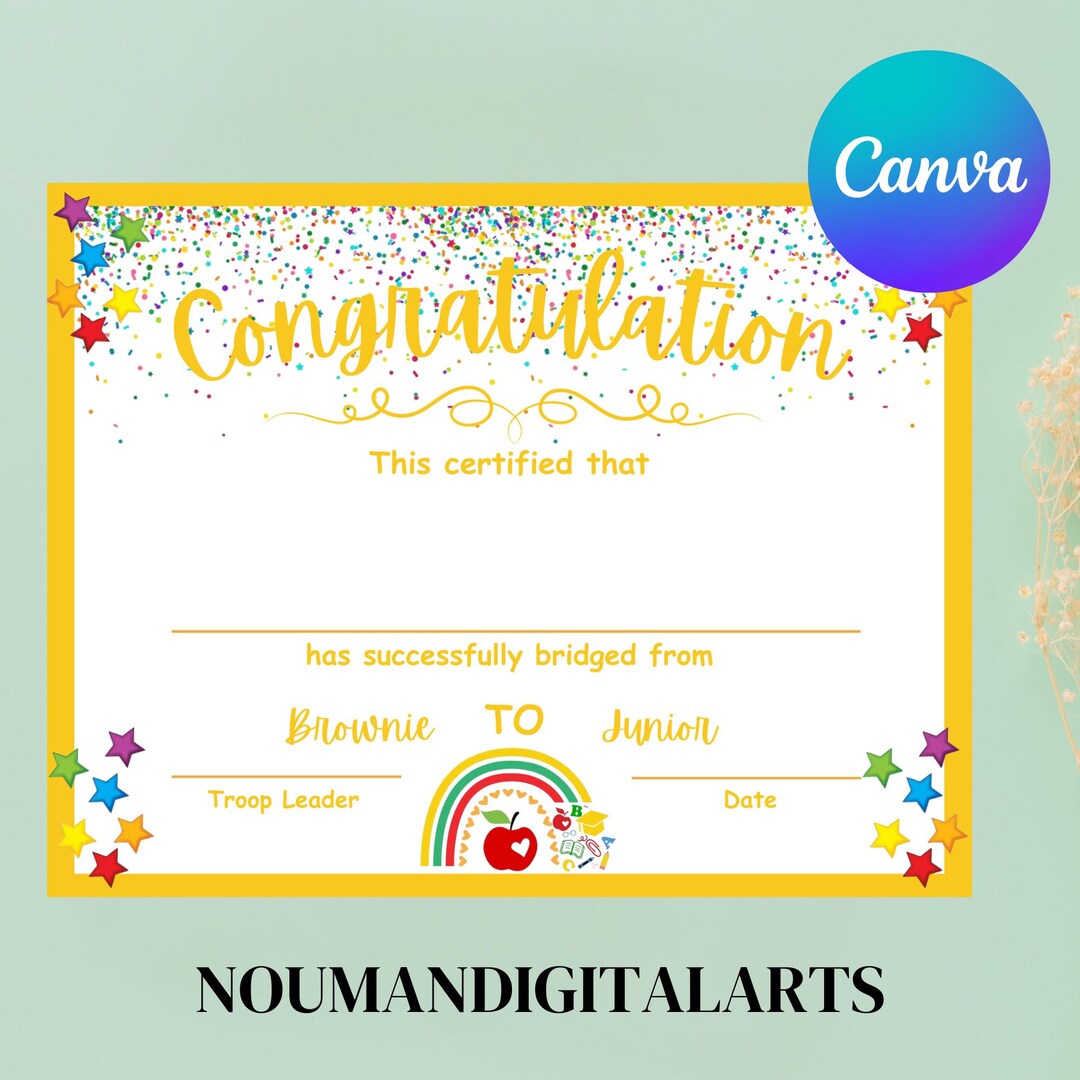 Kids Certificate of Achievement, Good Behaviour Reward, Digital ...