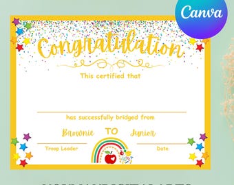 Kids Certificate of Achievement, Good Behaviour Reward, Digital ...