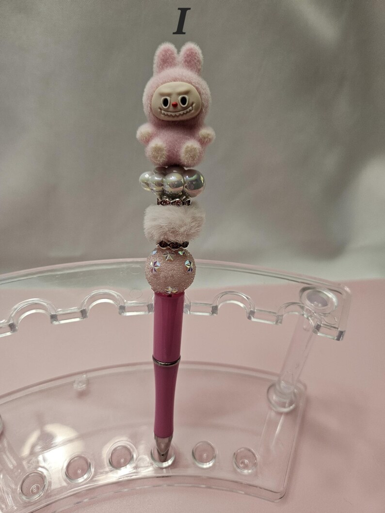 Labubu on Cloud Beaded Pens (refillable) - Etsy