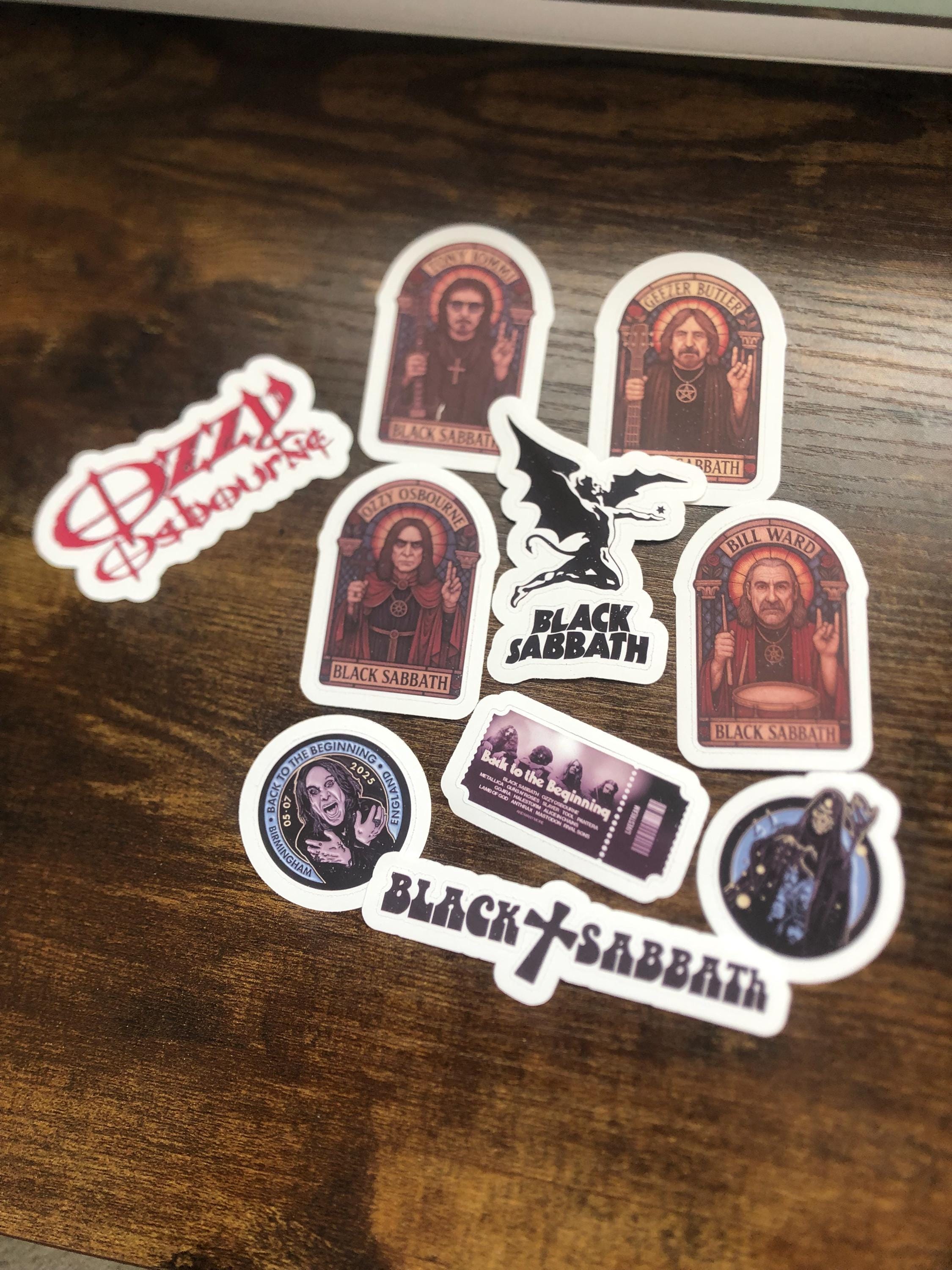 Heavy Metal English Rock Band Black (SABBATH) Stickers - Etsy