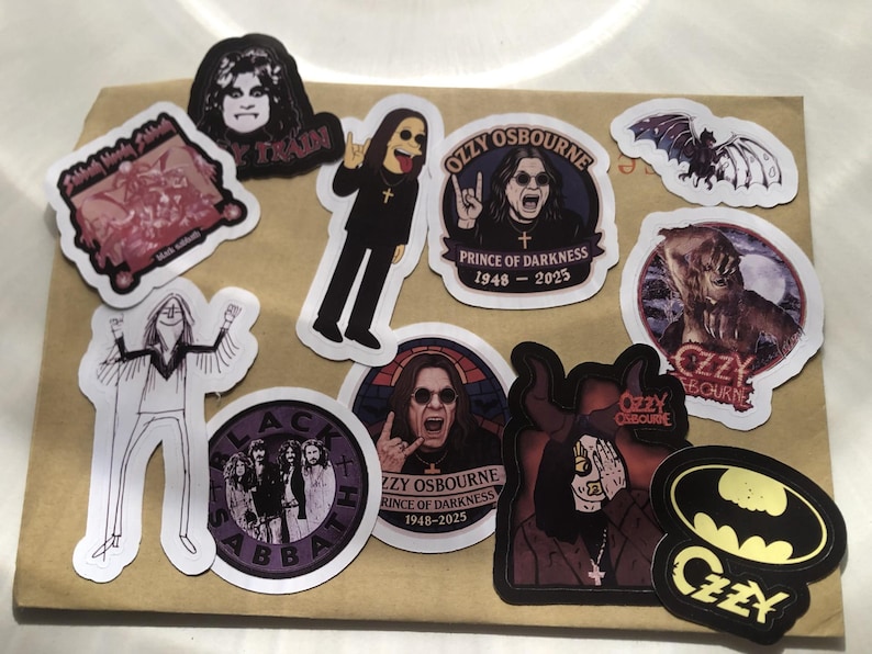 Heavy Metal English Rock Band Black (SABBATH) Stickers - Etsy