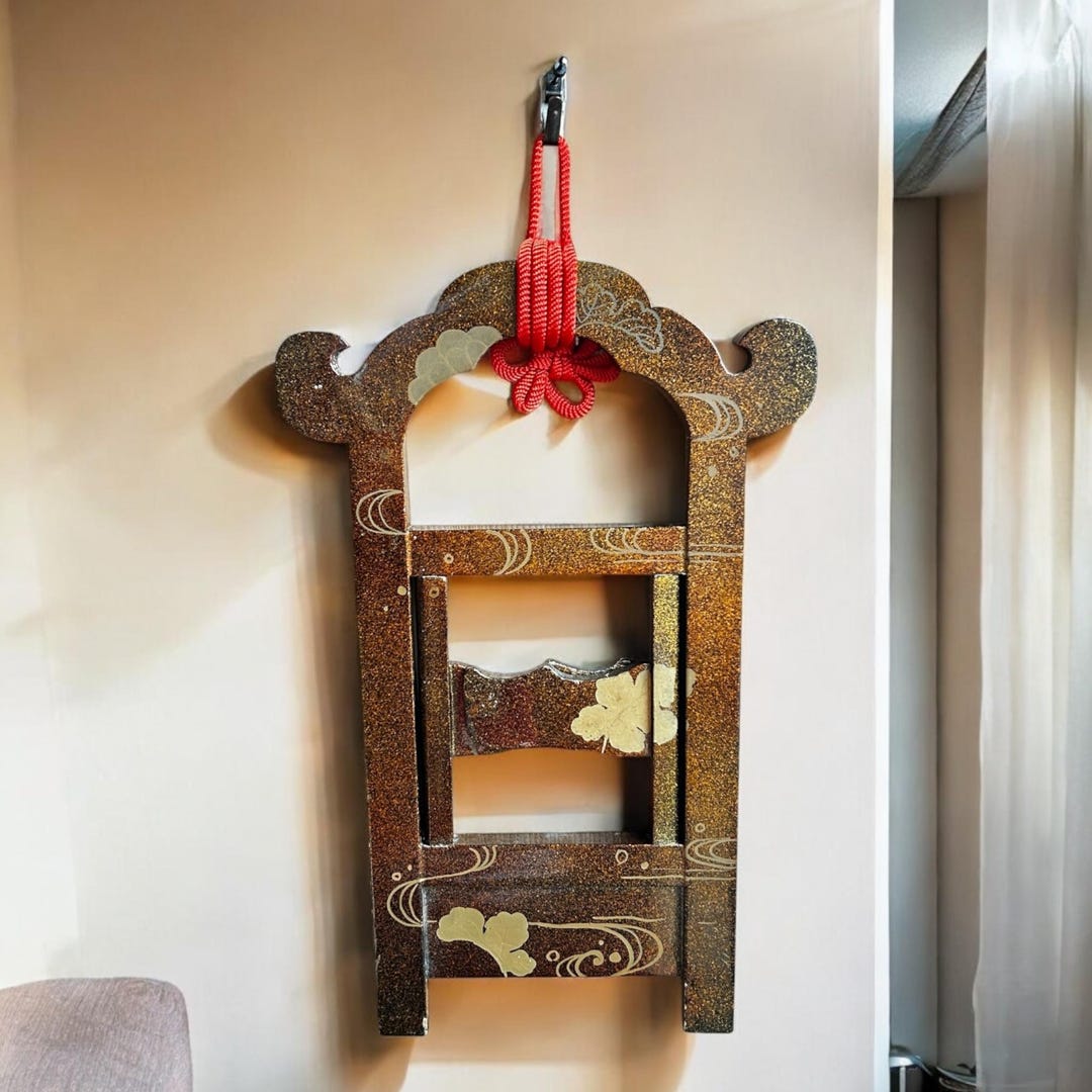 Handcrafted Antique Mirror Stand Repurposed as Pickleball Paddle Holder ...