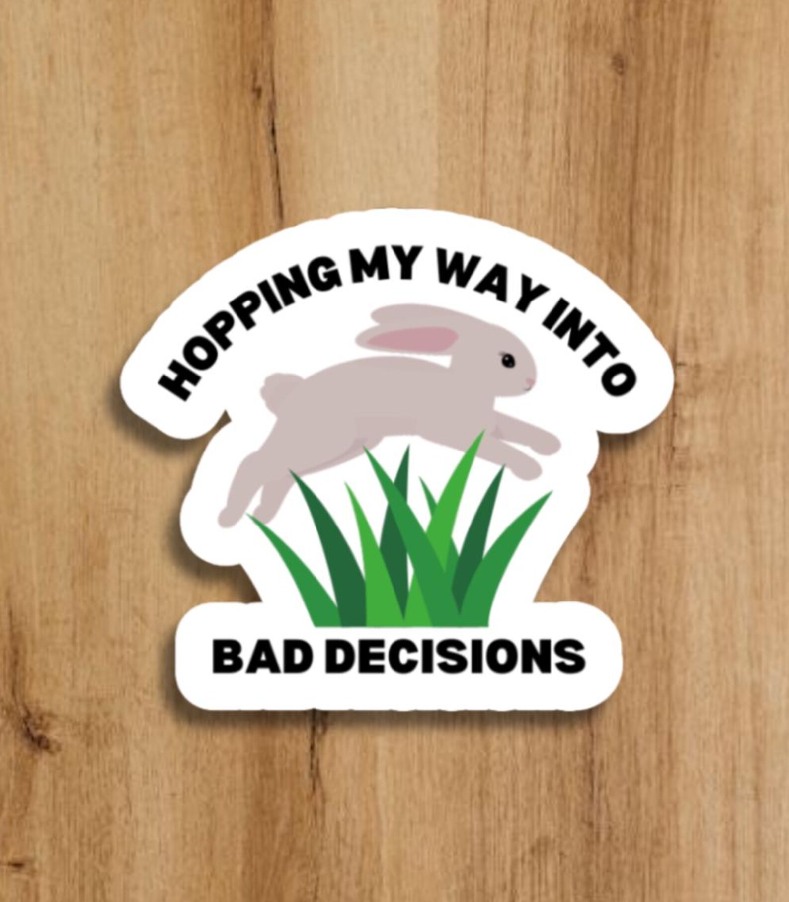 Funny Easter Bunny Stickers - Perfect for Laptops, Journals, Gift ...