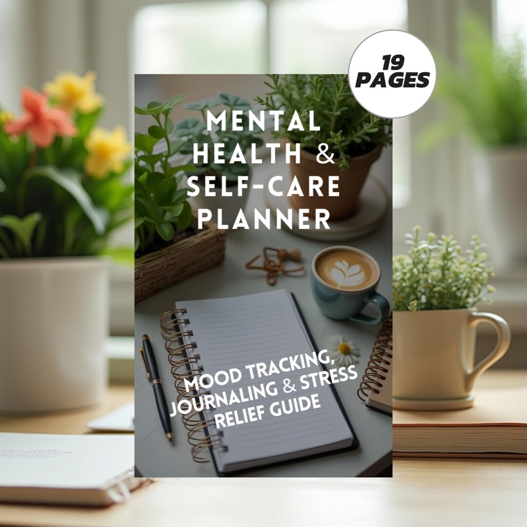 Mental Health & Self Care Planner, Therapy, Journal, Personal Growth ...