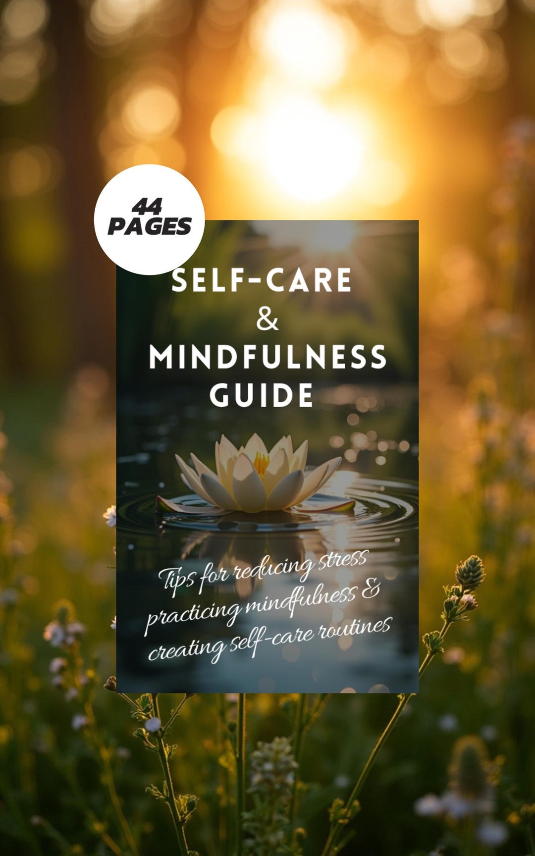 Mindfulness and Self-care Guide: Reduce Stress and Anxiety (PDF) - Etsy