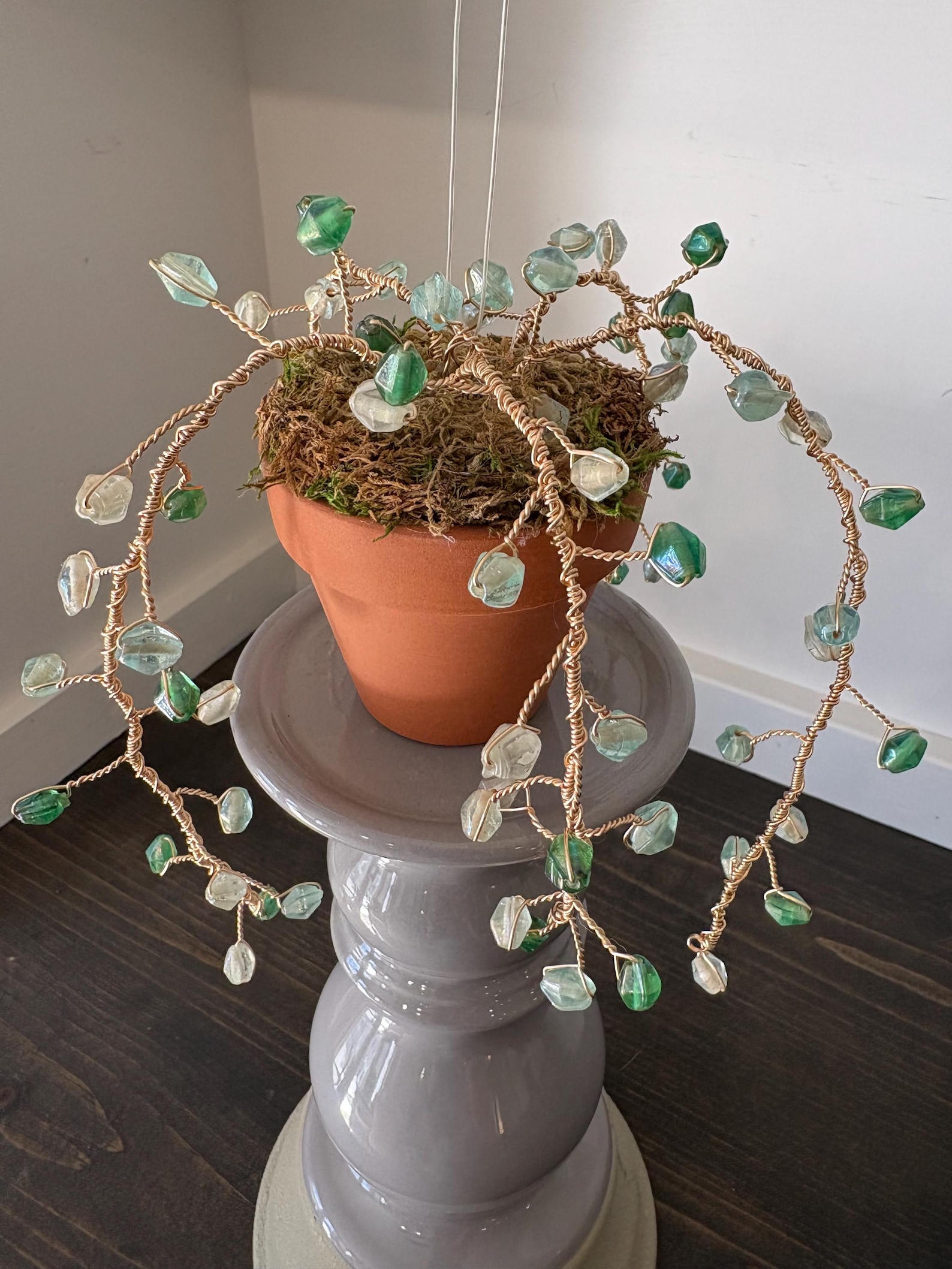 Beaded Succulent Suncatcher Plant, Forever Succulent, String of Pearls ...