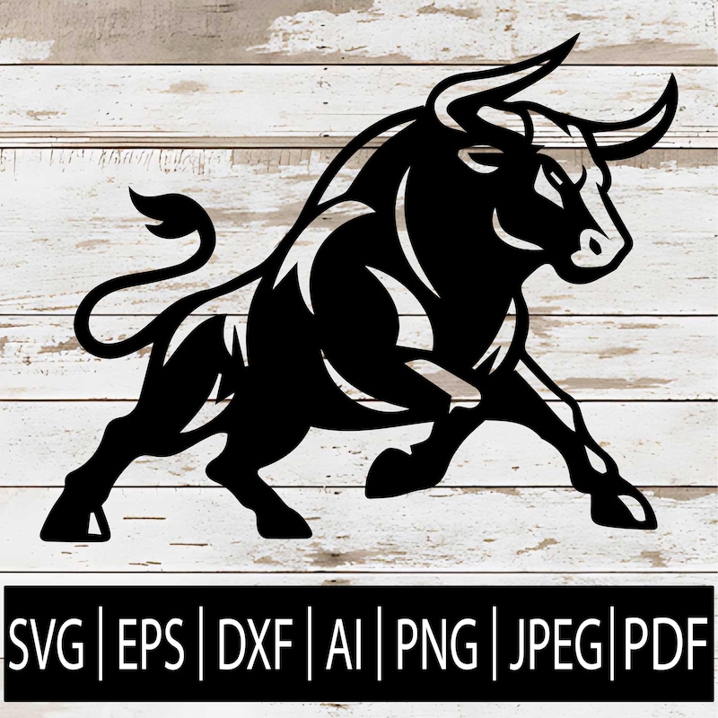 Bulls Logo Football - Etsy UK