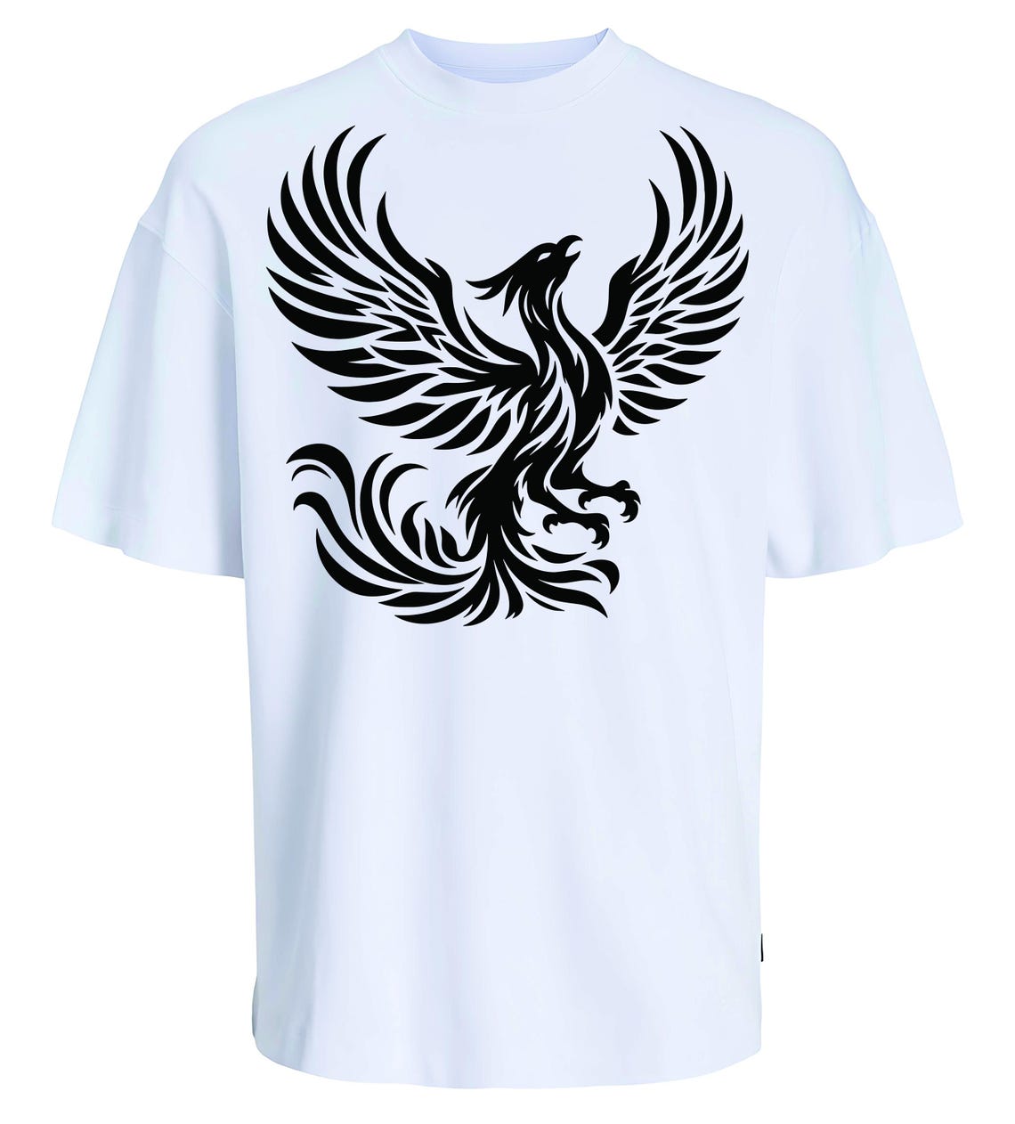 Phoenix Tribal Tattoo SVG | Rising Phoenix Vector | Eagle Bird Clipart ...