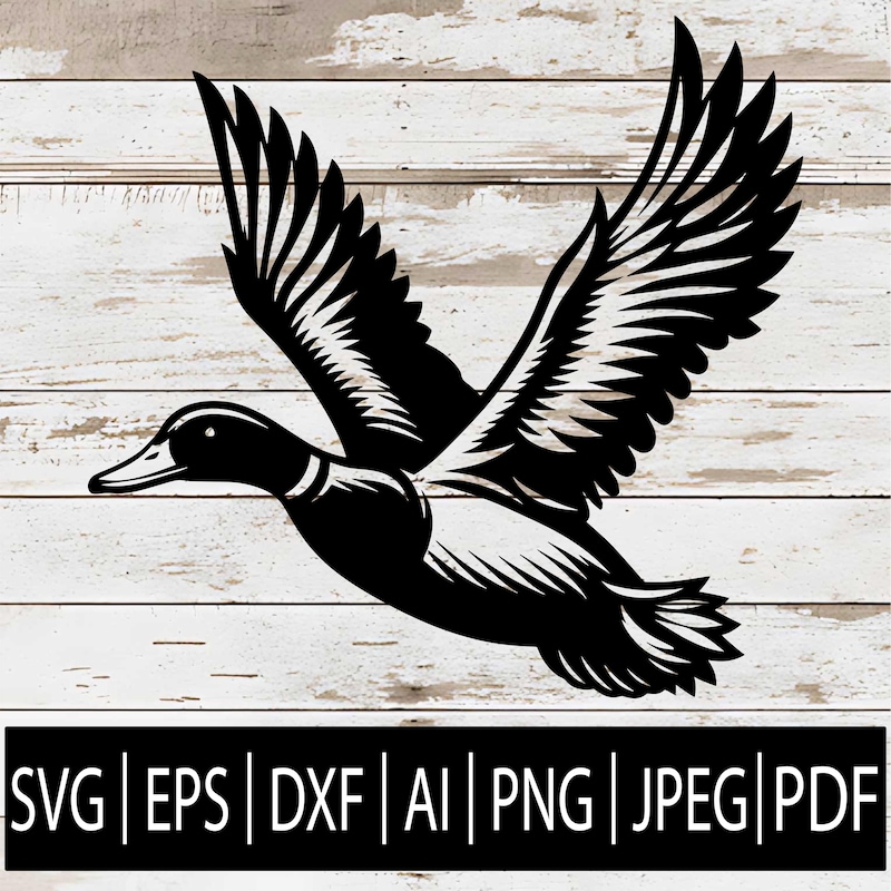 Duck Silhouette Svg Png - Etsy