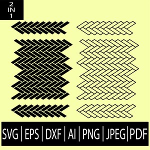 Bundle of HERRINGBONE PATTERN Svg, Weave Pattern Silhouette, Icon, Logo ...