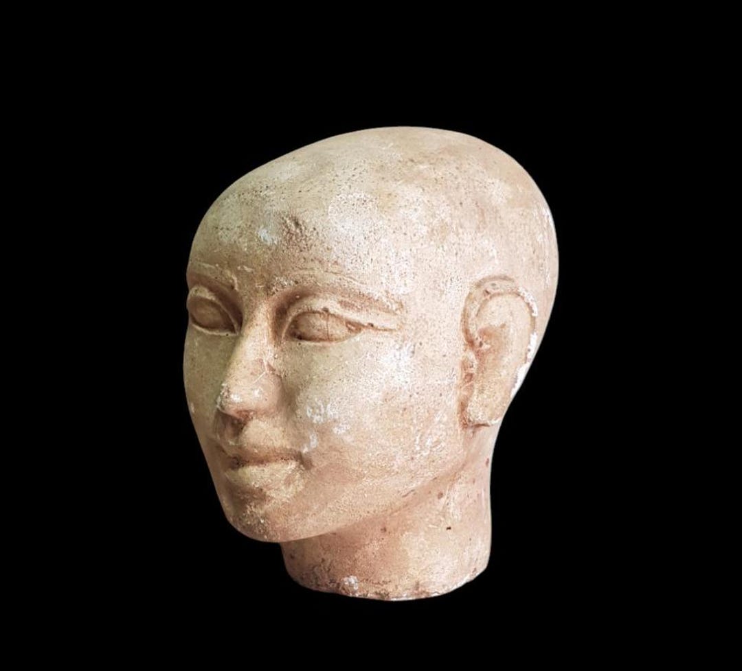 Rare Ancient Egyptian Statue Stone Head of King Akhenaten 1620 BC ...
