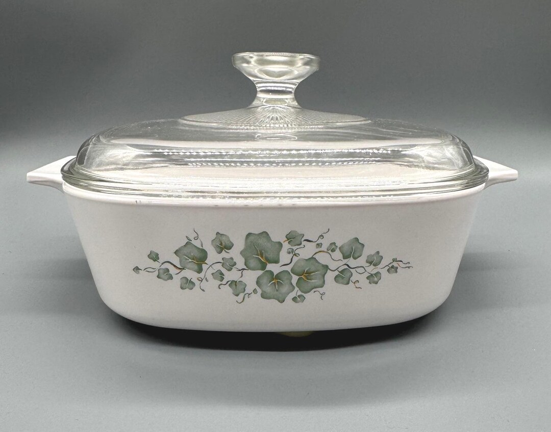 Vintage Corning Ware Callaway Green Ivy Casserole Dish, #A-2-B - Etsy