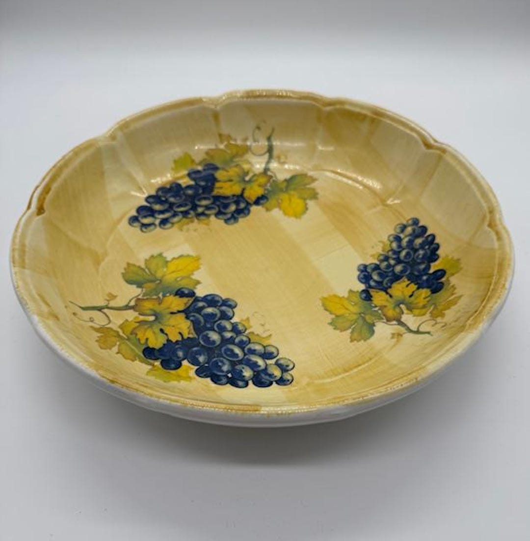 Vintage Ceramica Due Torri Hand-painted Bowl - Made in Italy - Circa ...