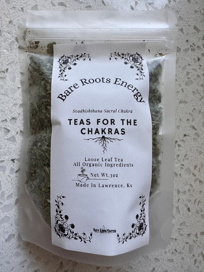 Tea for the Sacral Chakra | Bare Roots Energy - Etsy