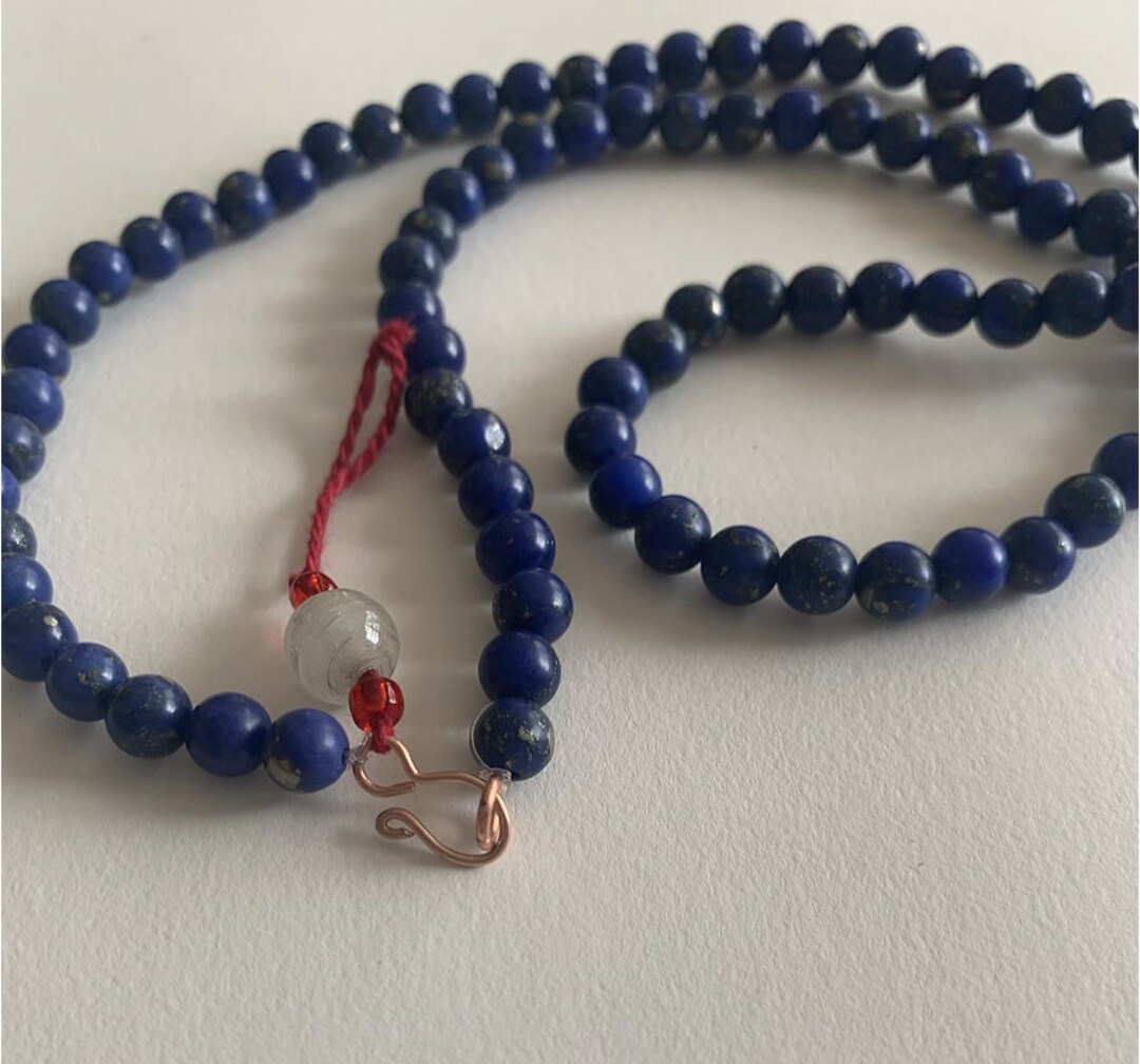 String of Beads, Lapis Lazuli - Etsy
