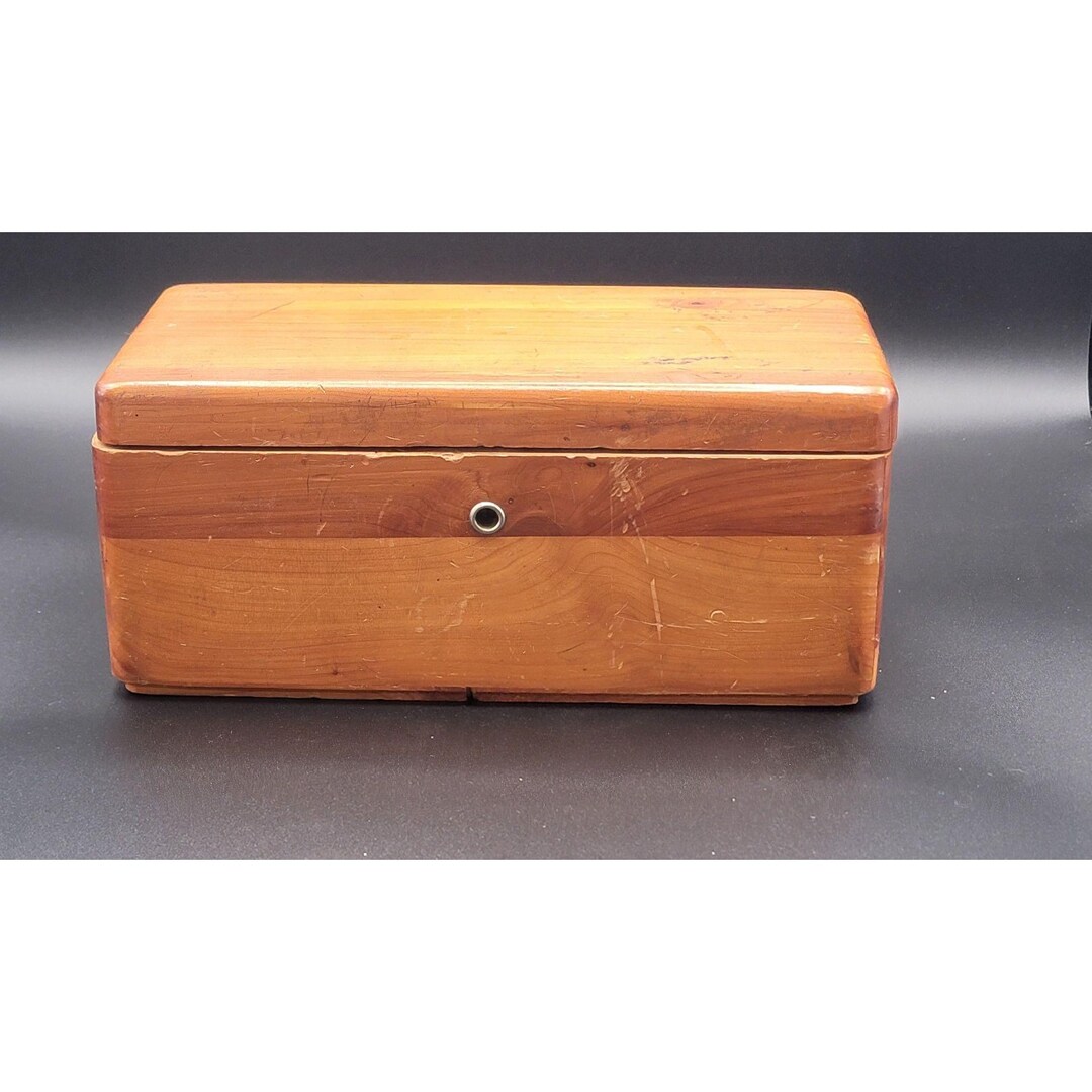 Vintage Lane Miniature Cedar Chest Keepsake Box No Key - Etsy