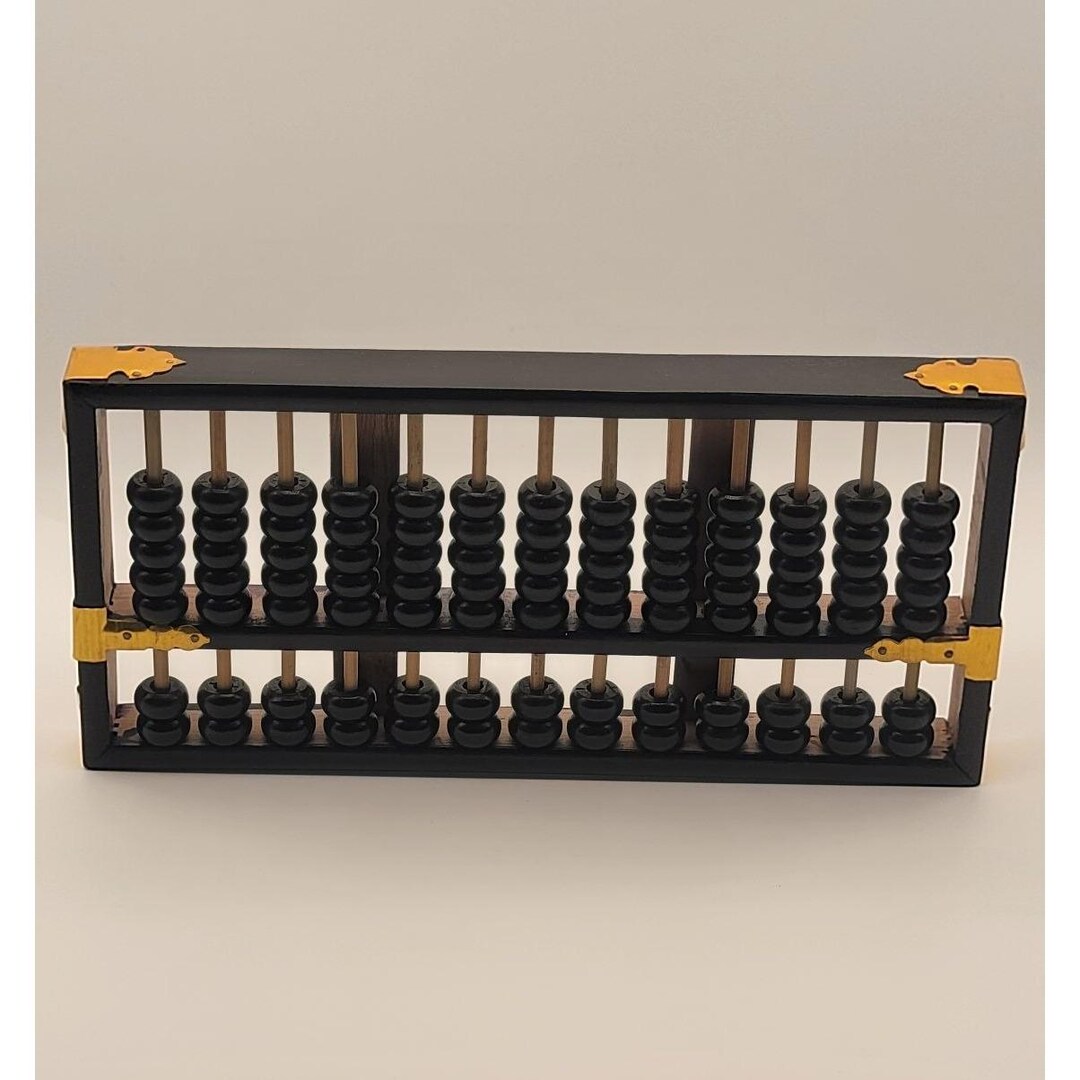 Vintage Abacus Lotus Flower Brand China 13 Row 91 Beads Wooden Counting Tool - Etsy