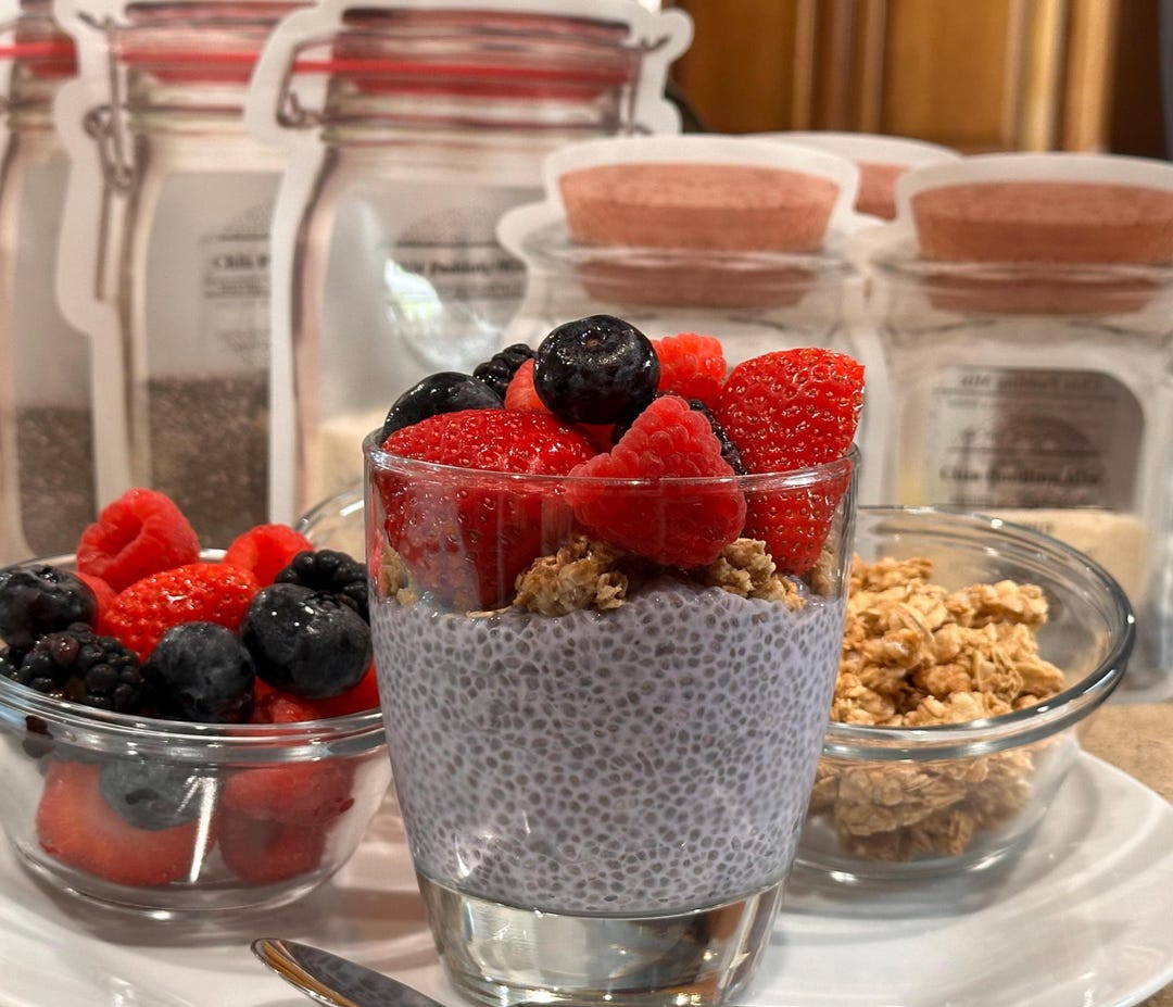 Flavored Chia Seed Pudding Mix: 5 Assorted Flavors - Etsy