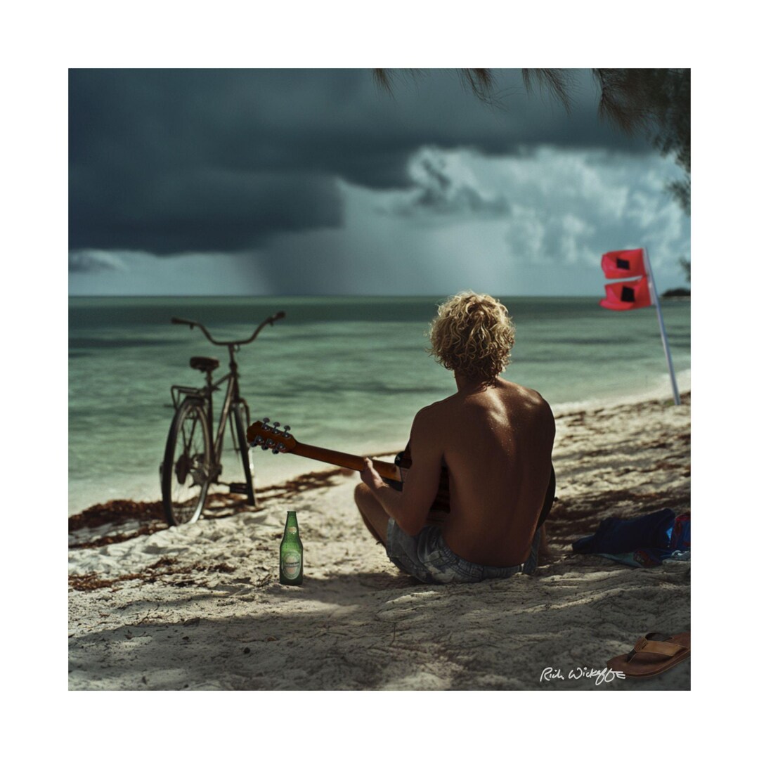 Satin Poster "tryin to Reason With Hurricane Season" - Original Art ...