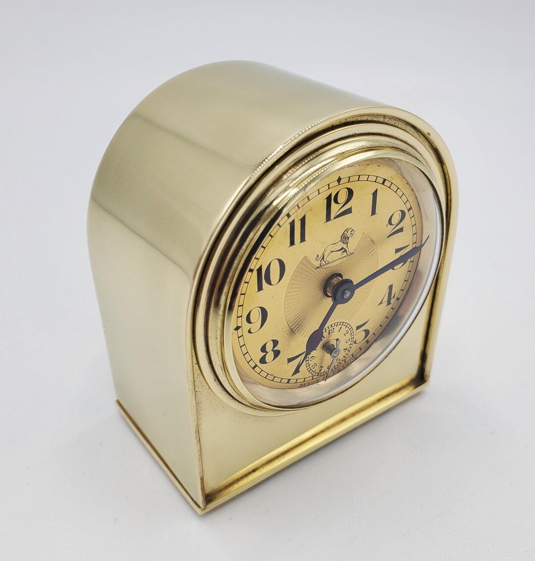 Bayard Mechanical Brass Alarm Clock - 1930s - France - Etsy