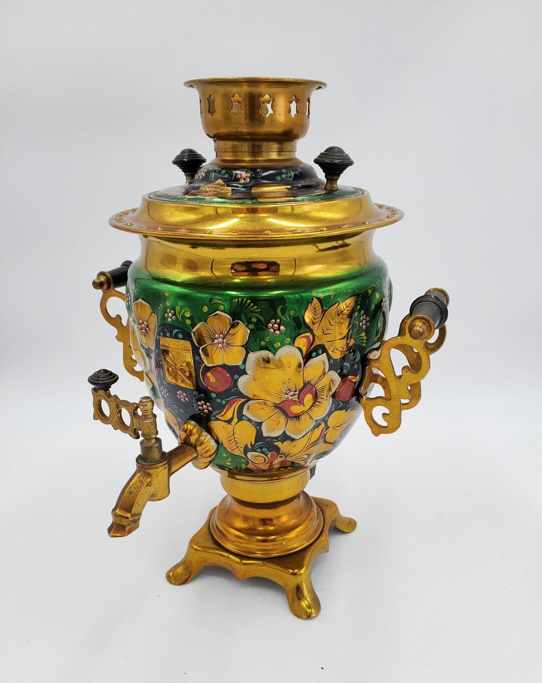 Painted Metal Electric Samovar - Soviet Union - 1990 - Etsy
