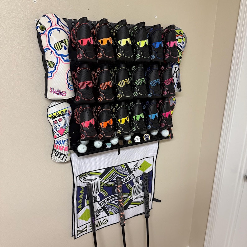 Golf Headcover Display - GRIDS REGULAR - Etsy