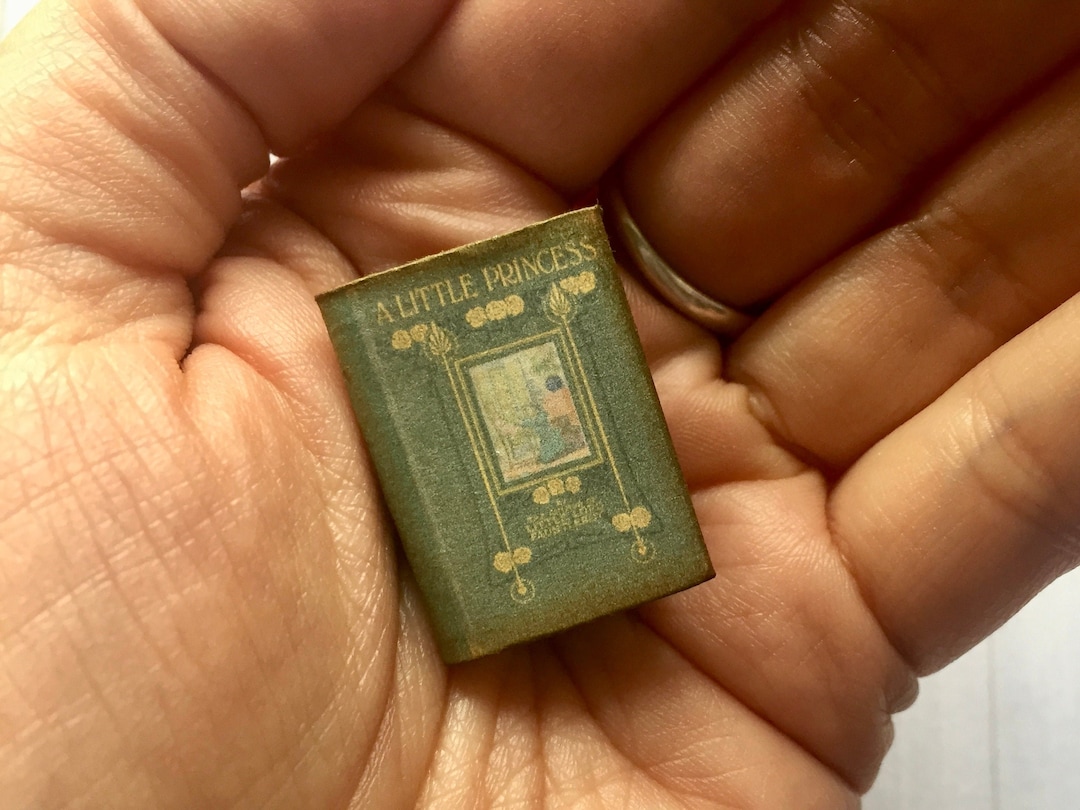 Micro Mini Book - Broach - Pin - A Little Princess - Etsy