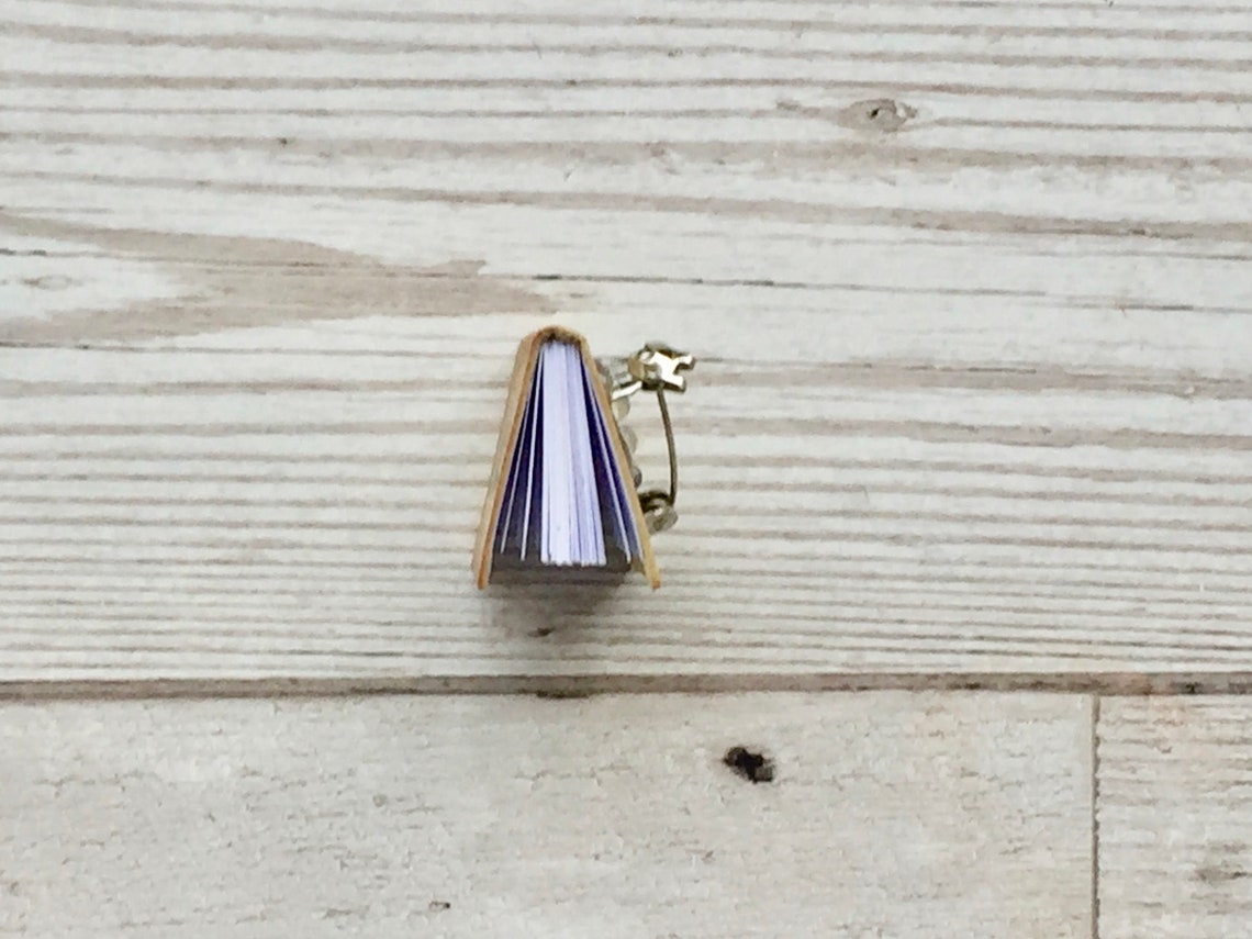 Micro Mini Book Brooch Pin the Raven - Etsy
