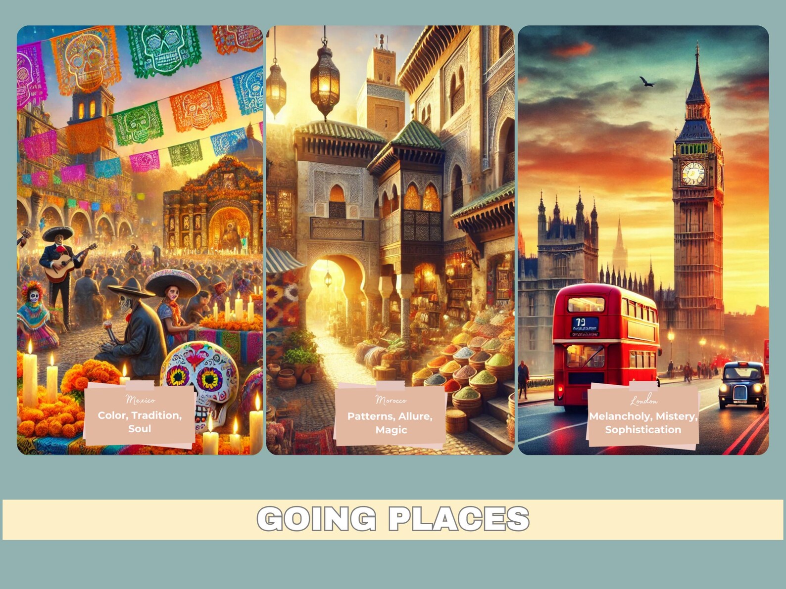 Travel Oracle Deck, Wanderlust Tarot Cards, Digital Oracle Cards ...