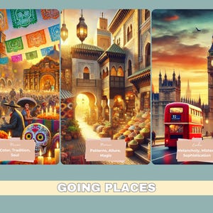 Travel Oracle Deck, Wanderlust Tarot Cards, Digital Oracle Cards ...