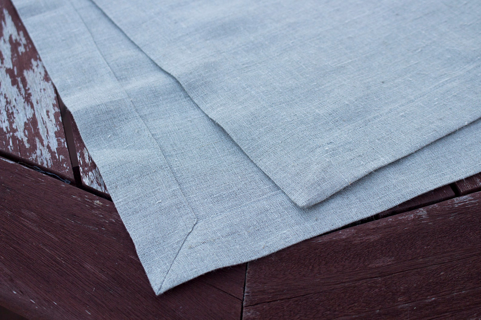 Gray Linen Table Runner, EXTRA LONG, Handmade Linen Table Cloth ...
