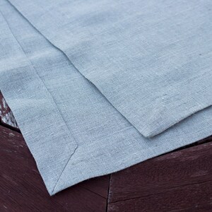 Gray Linen Table Runner, EXTRA LONG, Handmade Linen Table Cloth ...