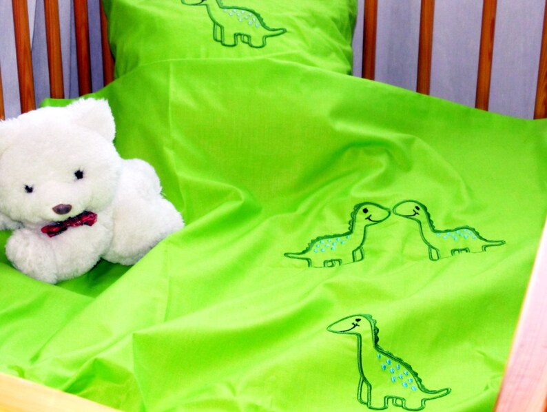 Baby Bedding Set 3pcs Pure Cotton Bed Linen HANDMADE Nursery | Etsy