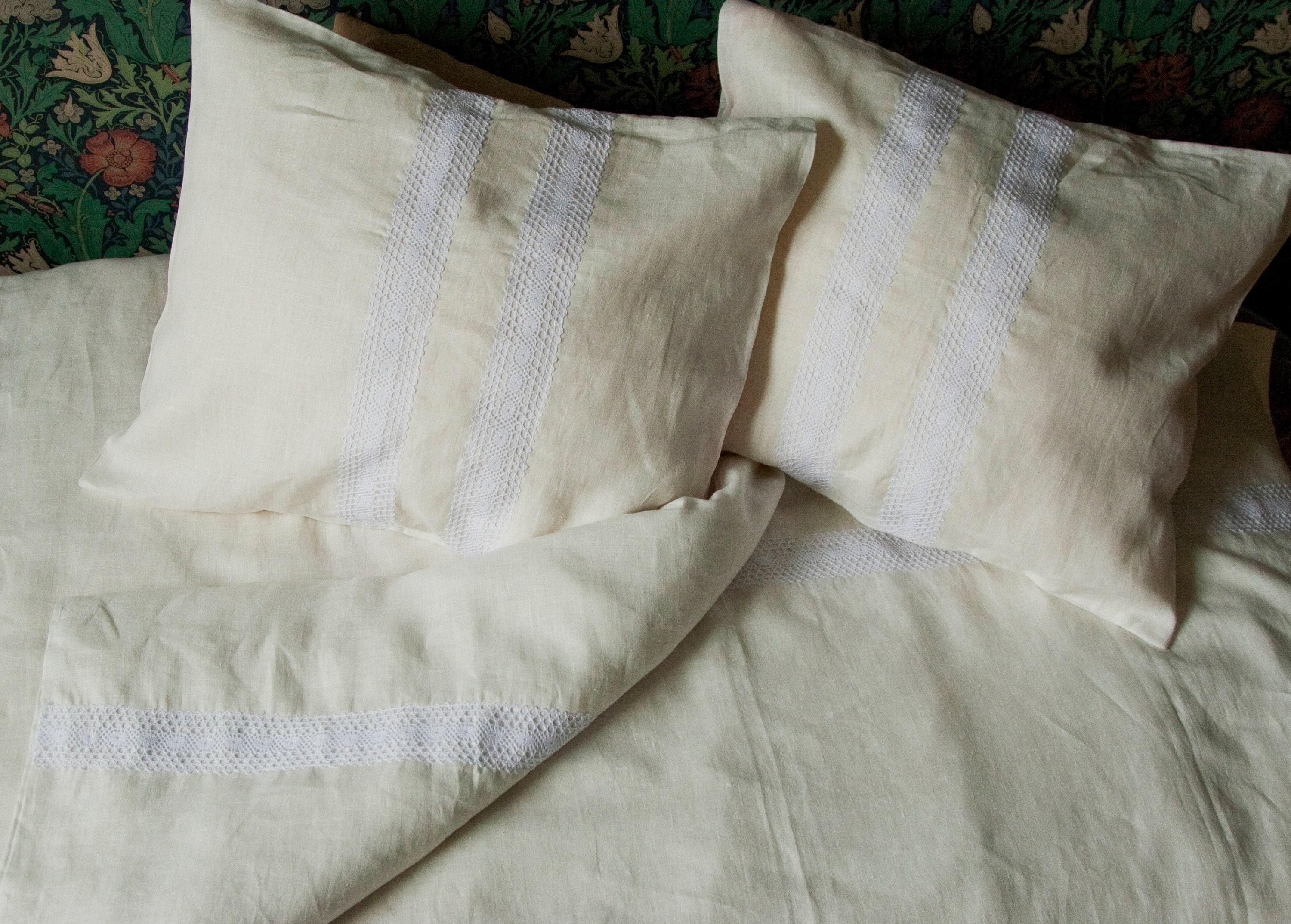 100% Linen Bedding FULL Set 6 Pcs KING SIZE Bed Linen Set - Etsy