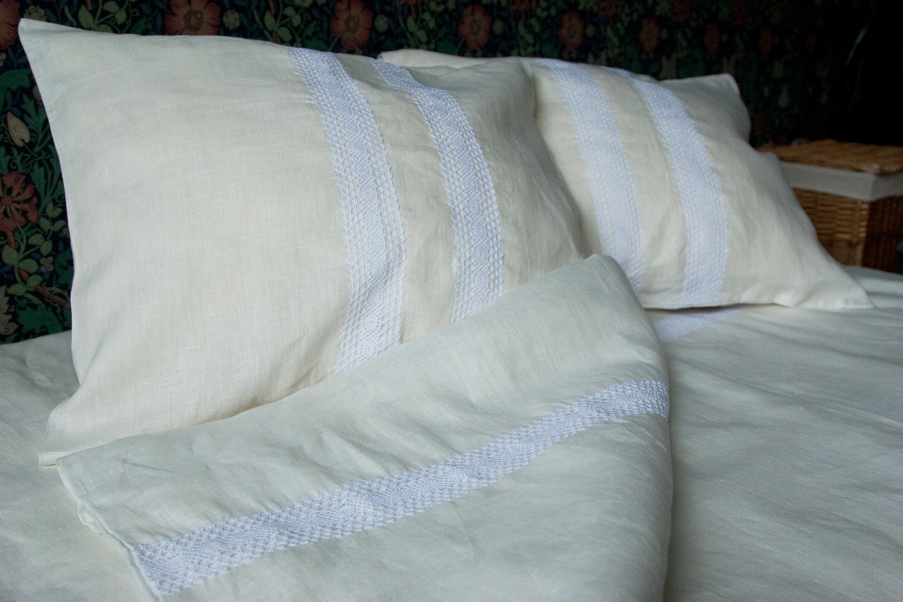 100% Linen Bedding FULL Set 6 Pcs KING SIZE Bed Linen Set - Etsy