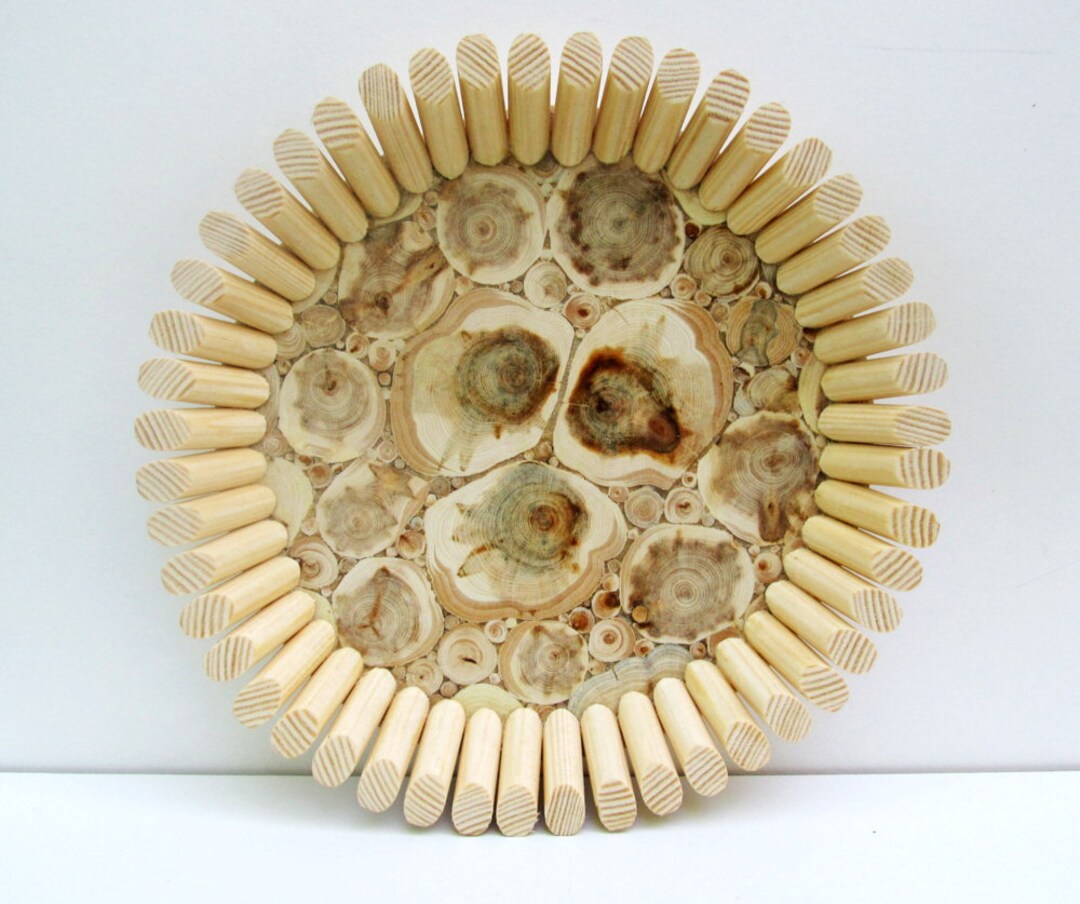 Juniper Wood Platter, Natural Handmade Bowl, Wooden Dish, Rustic Home ...