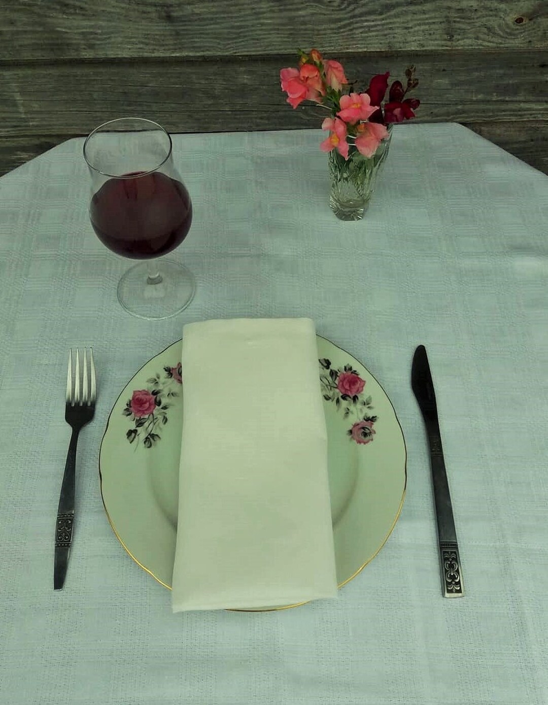 White Linen, White Linen Napkin Set of 6 , Handmade Linen Table Decor ...